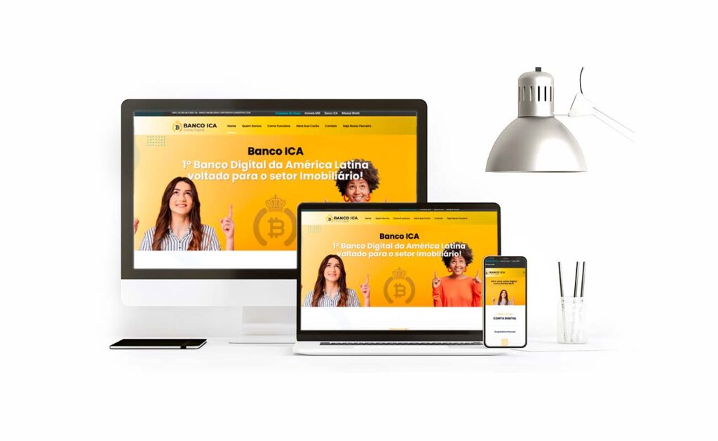 Cliente Banco Ica - Site institucional desenvolvido no WordPress